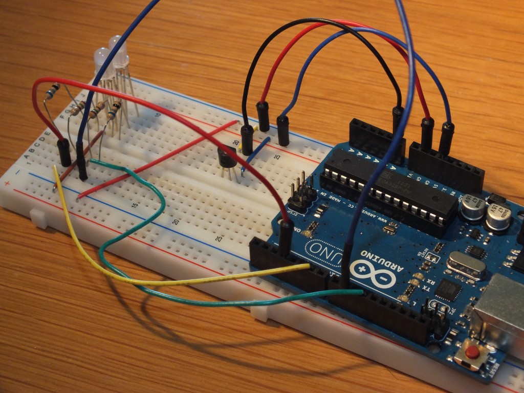 Schaltung mit 2 LEDs – Volkersworld